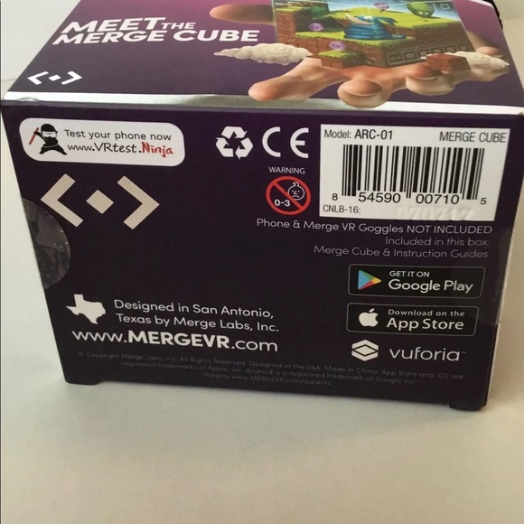Merge Cube | Toys | Merge Cube Holographic Handheld Toy Ages And Up ...